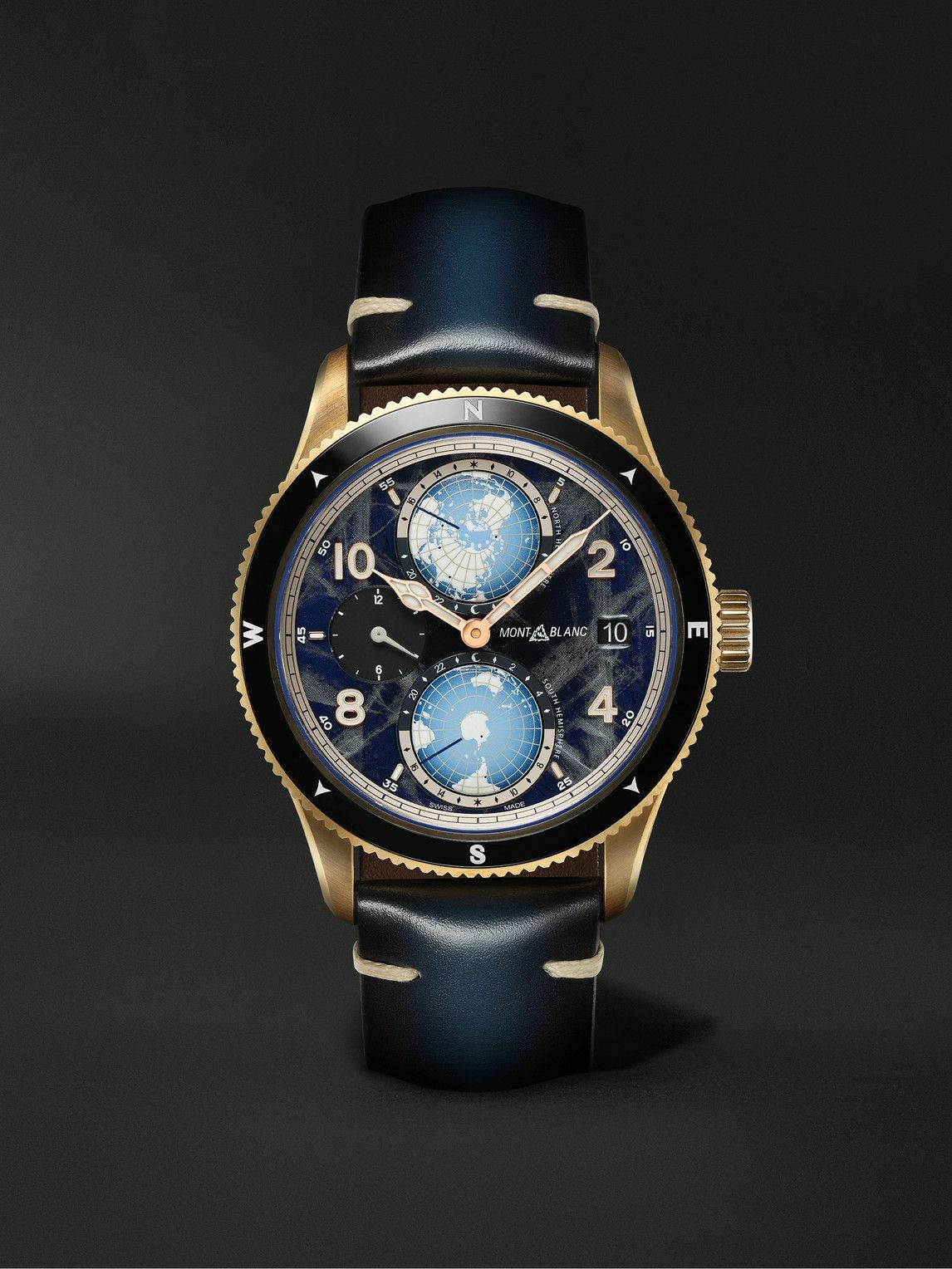 Montblanc - 1858 Geosphere 0 Oxygen Limited Edition Automatic GMT 42mm ...