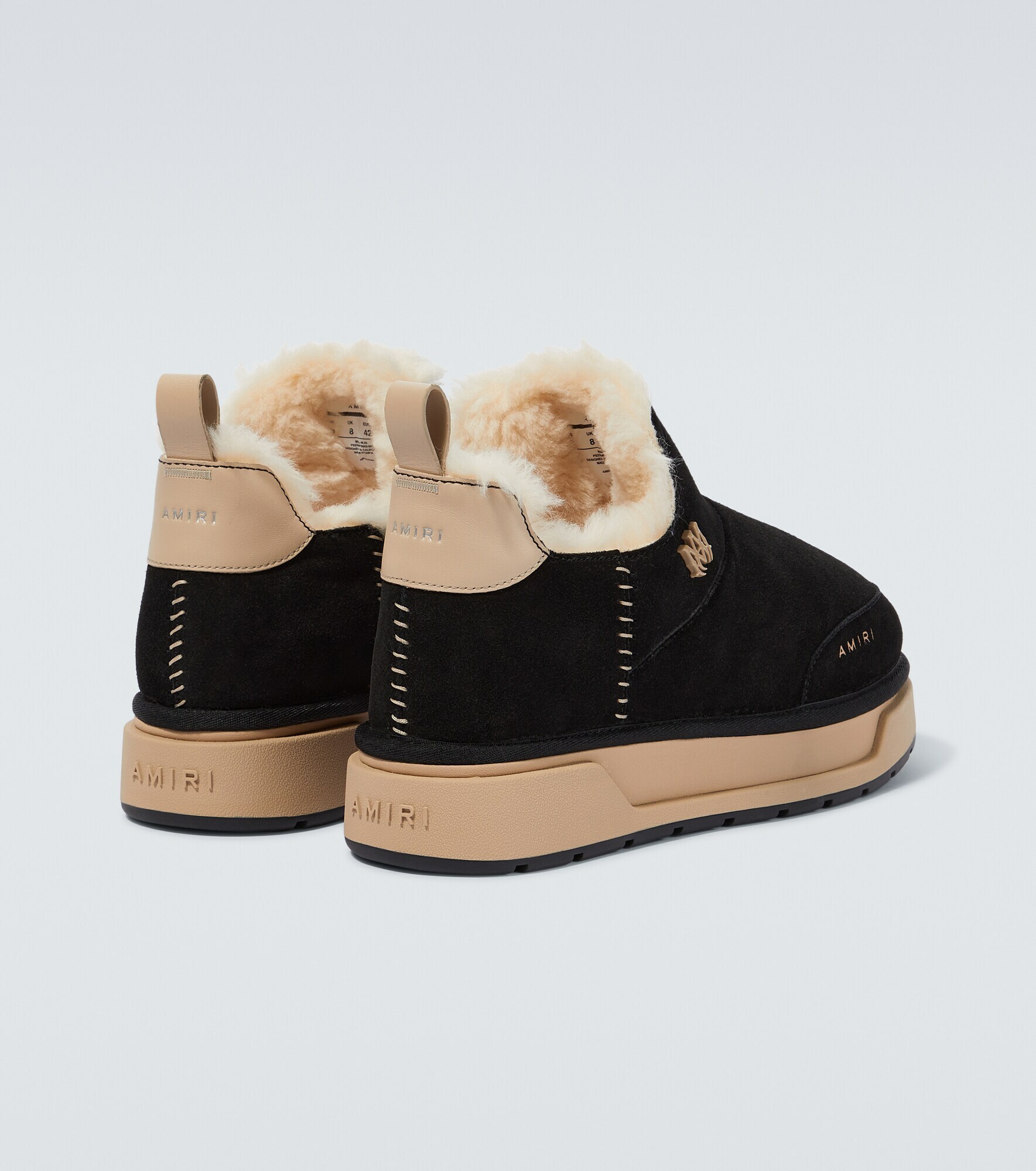 Amiri - Malibu shearling-lined ankle boots Amiri