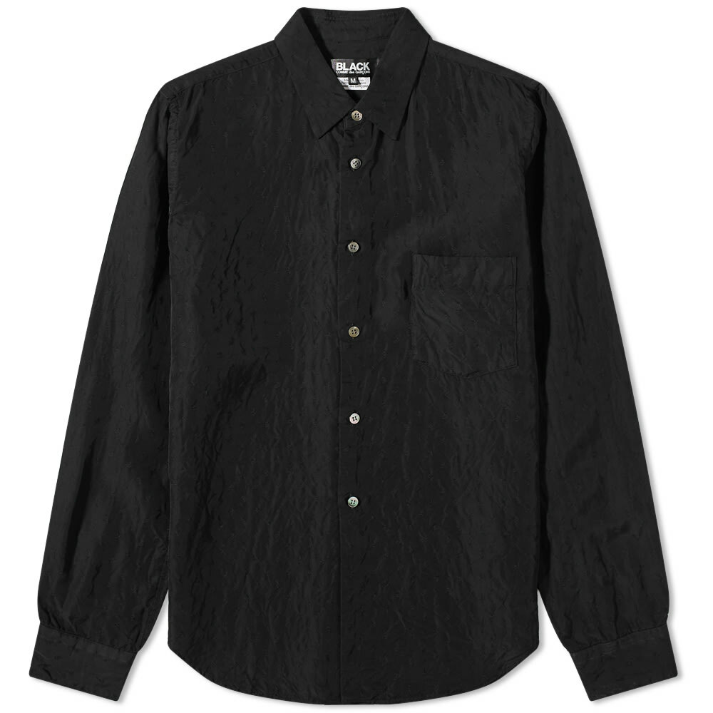 CDG Black Cupro Shirt Comme des Garcons Black
