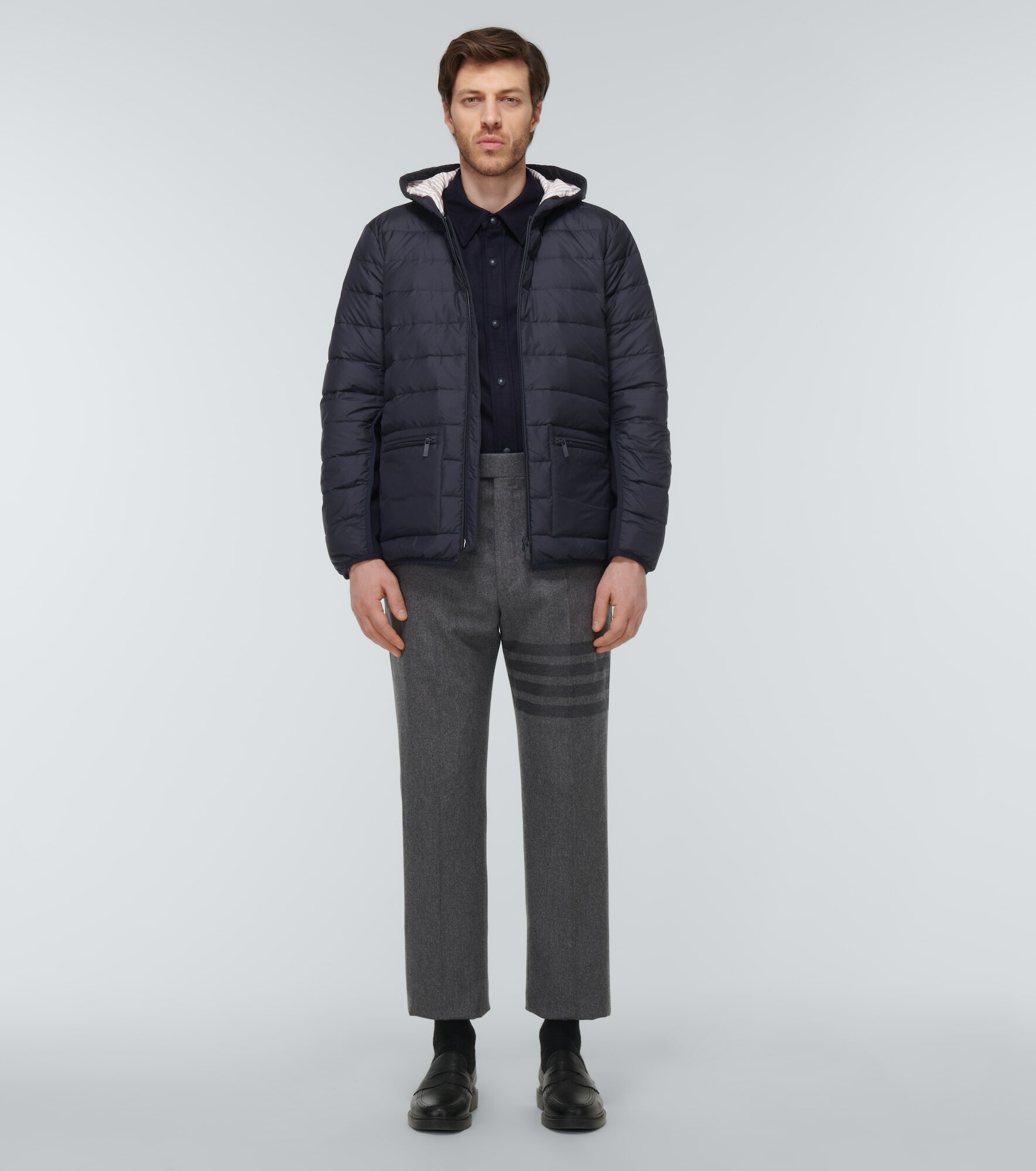 Thom Browne - 4-Bar technical down jacket Thom Browne