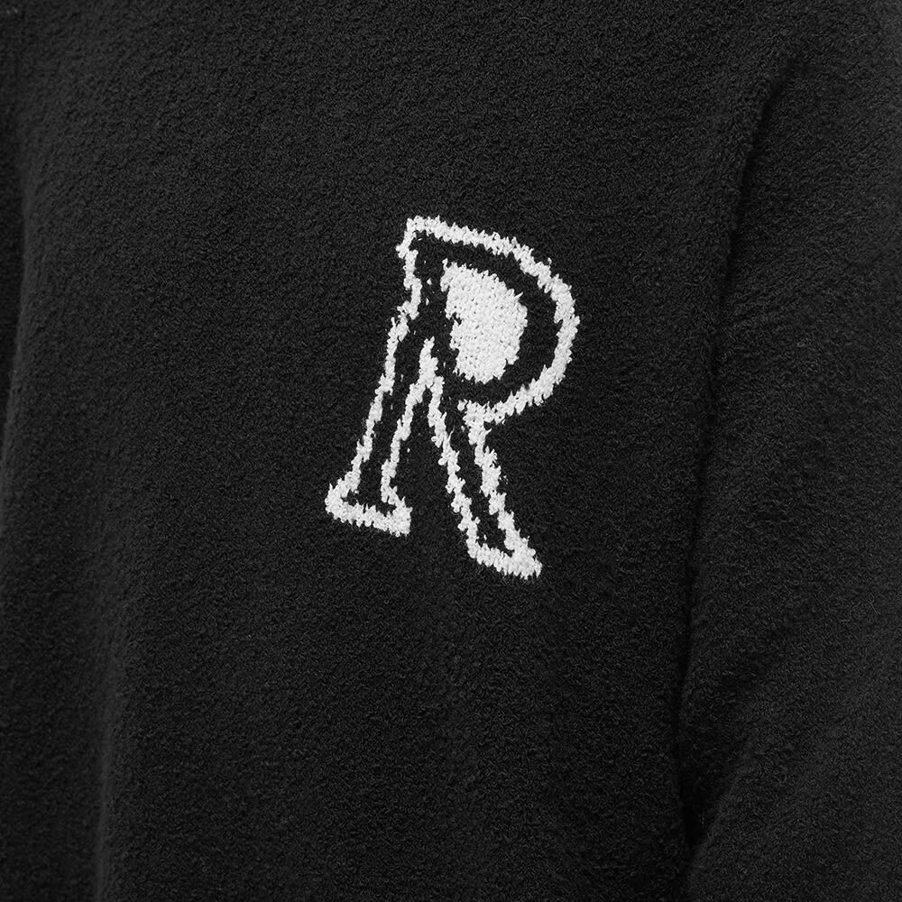 Represent Men's Initial Boucle Sweater in Black Represent