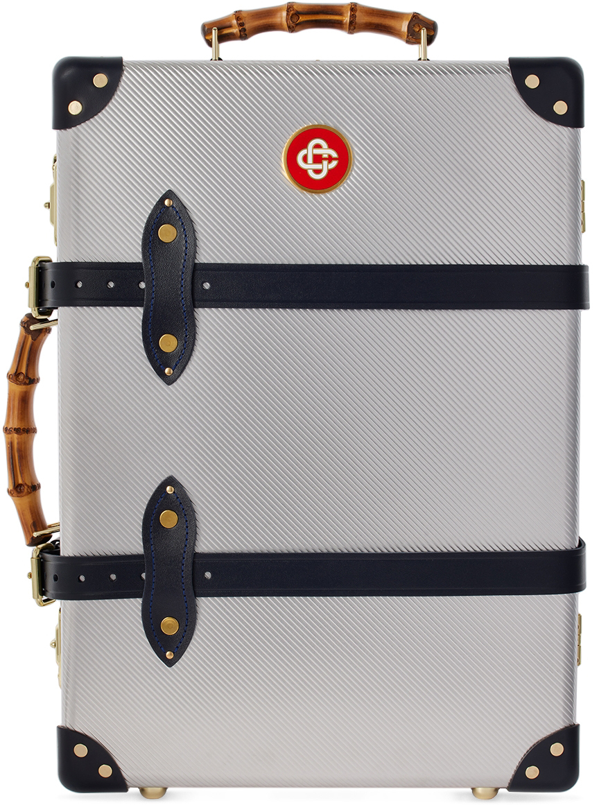 Casablanca Silver Globe-Trotter Edition Carry-On 2 Wheels Suitcase ...