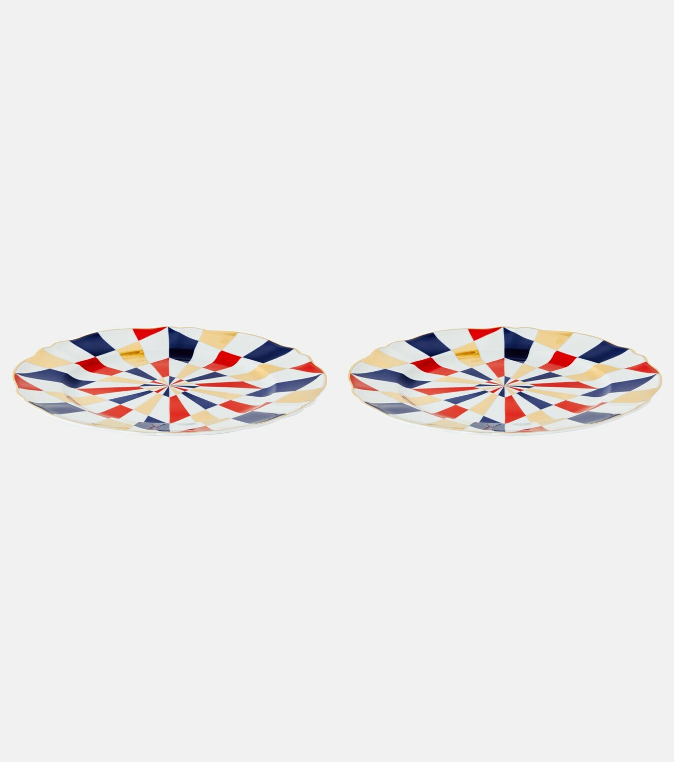 Bitossi - Set of 2 round platters Bitossi Ceramiche