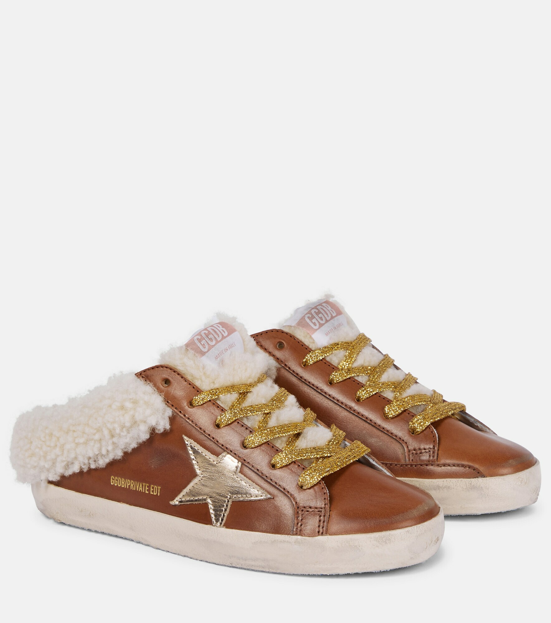 Golden Goose - Super-Star shearling-lined mules Golden Goose Deluxe Brand