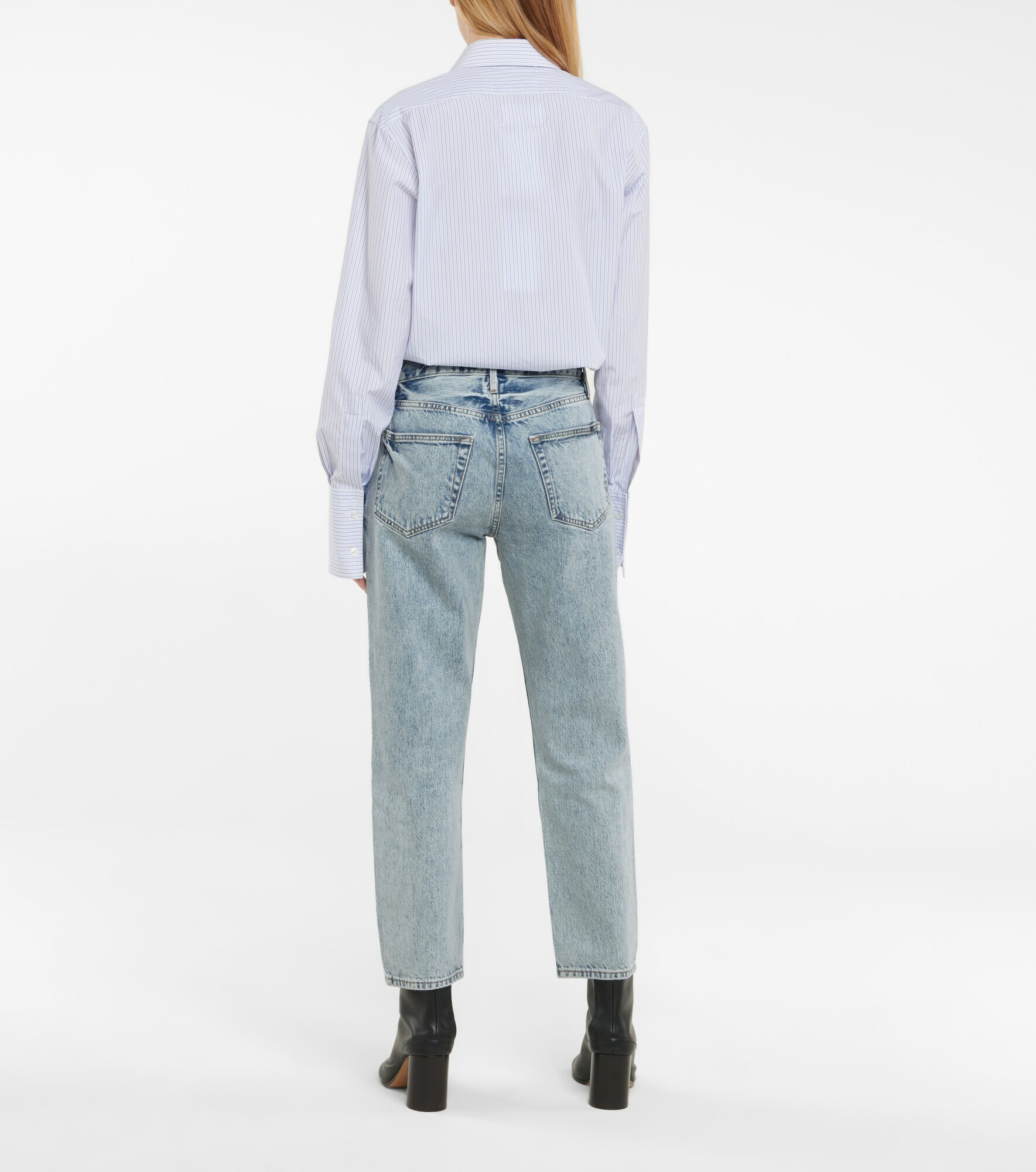 Frame - Le Original high-rise straight jeans Frame Denim