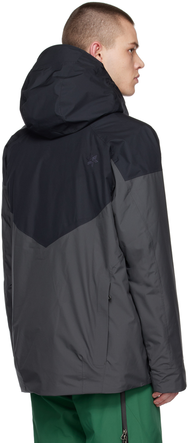 Goldwin Gray Waterproof Down Jacket Goldwin