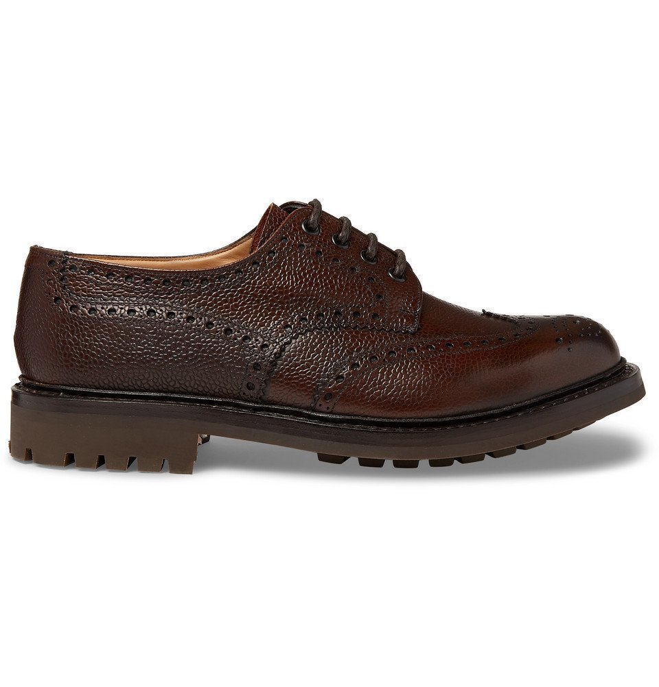 Church's - McPherson Pebble-Grain Leather Wingtip Brogues - Brown Church's