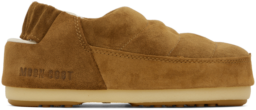 Moon Boot Tan Evolution Slippers Moon Boot