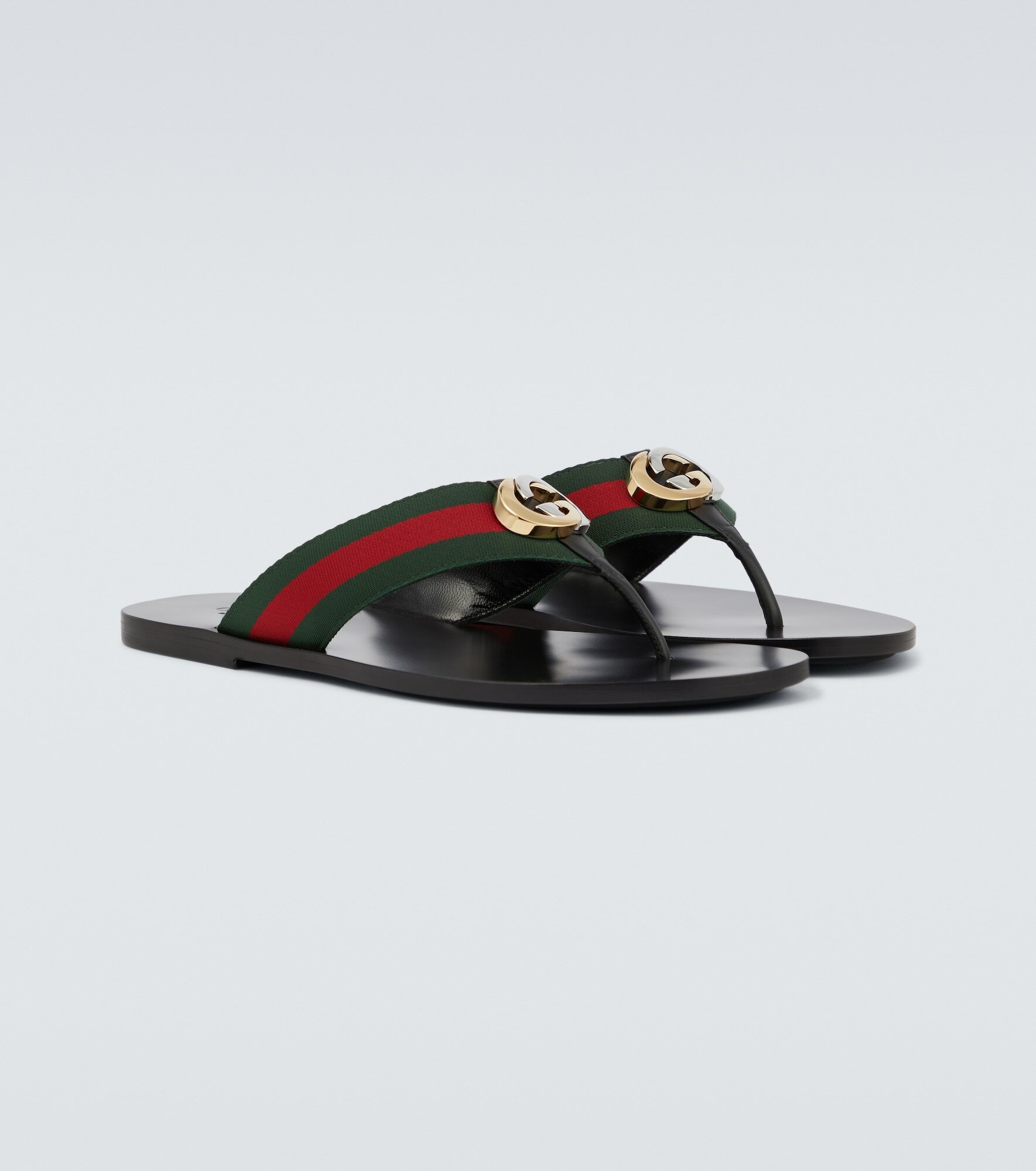 Gucci - Interlocking G thong sandals Gucci