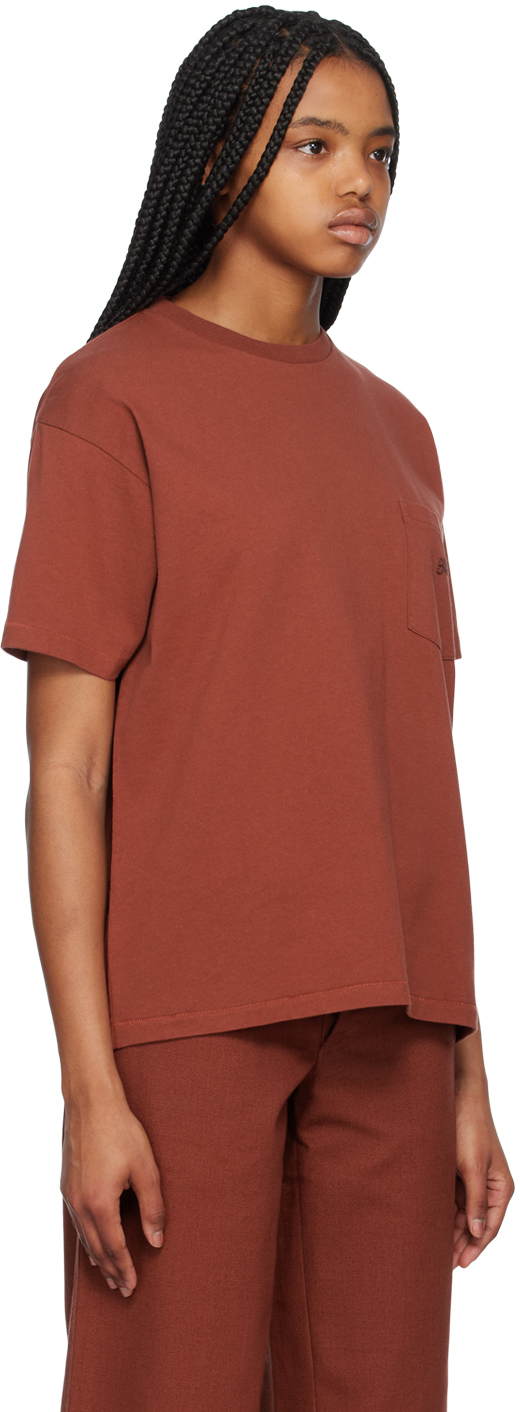 Bode Red Pocket T-Shirt Bode