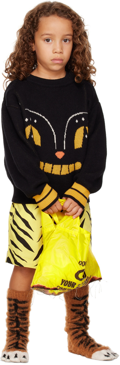 Perks and Mini SSENSE Exclusive Kids Black Lil' Creepz Sweater Perks ...