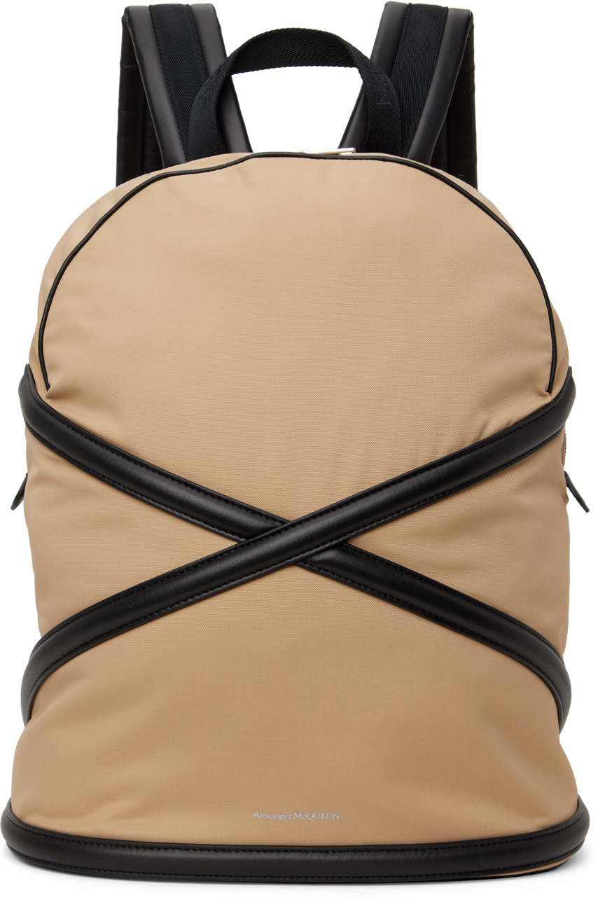 Alexander McQueen Beige Harness Backpack Alexander McQueen