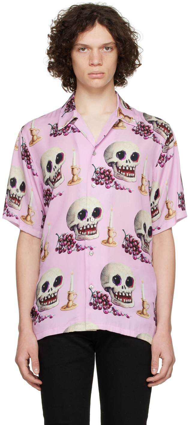 Endless Joy Purple Memento Mori Shirt Endless Joy