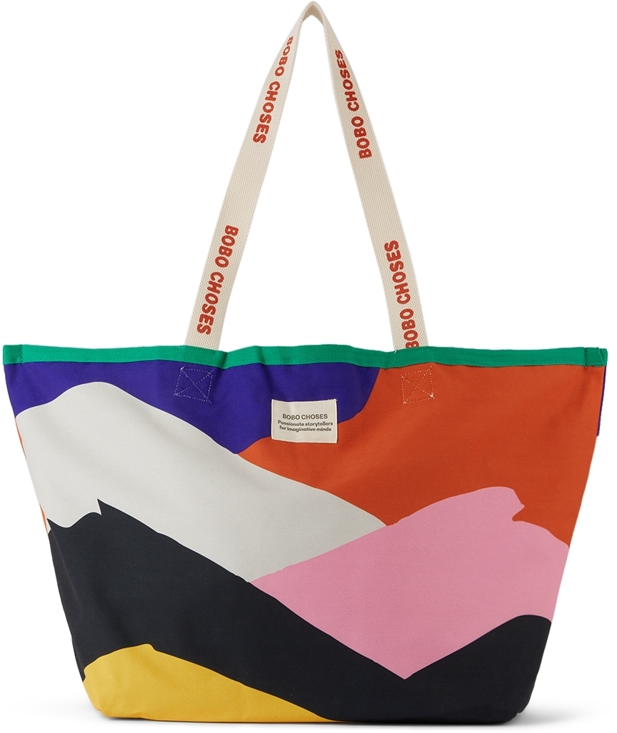 Bobo Choses Kids Multicolor Large Print Shopping Tote Bobo Choses
