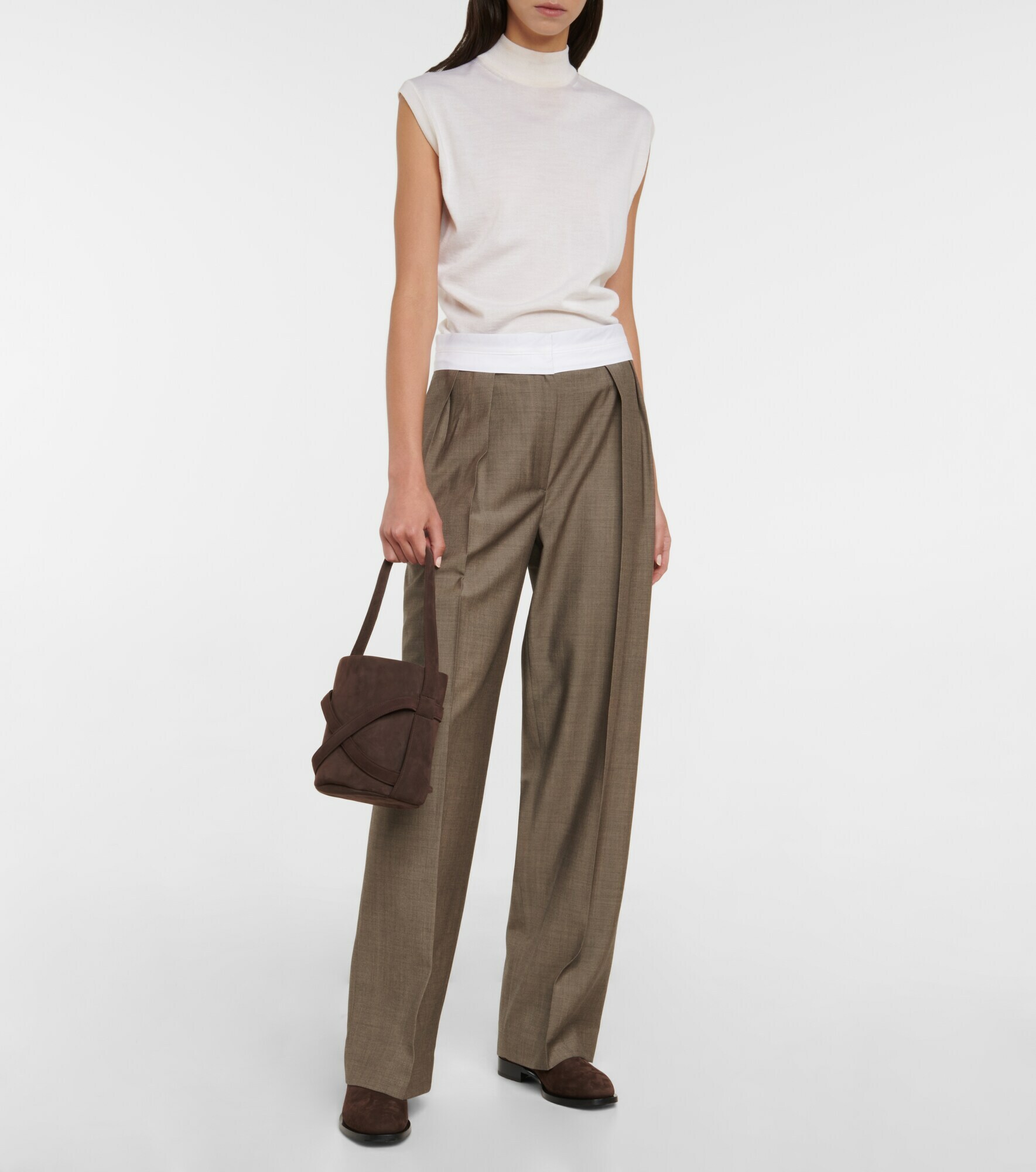 The Row - Park suede tote bag The Row