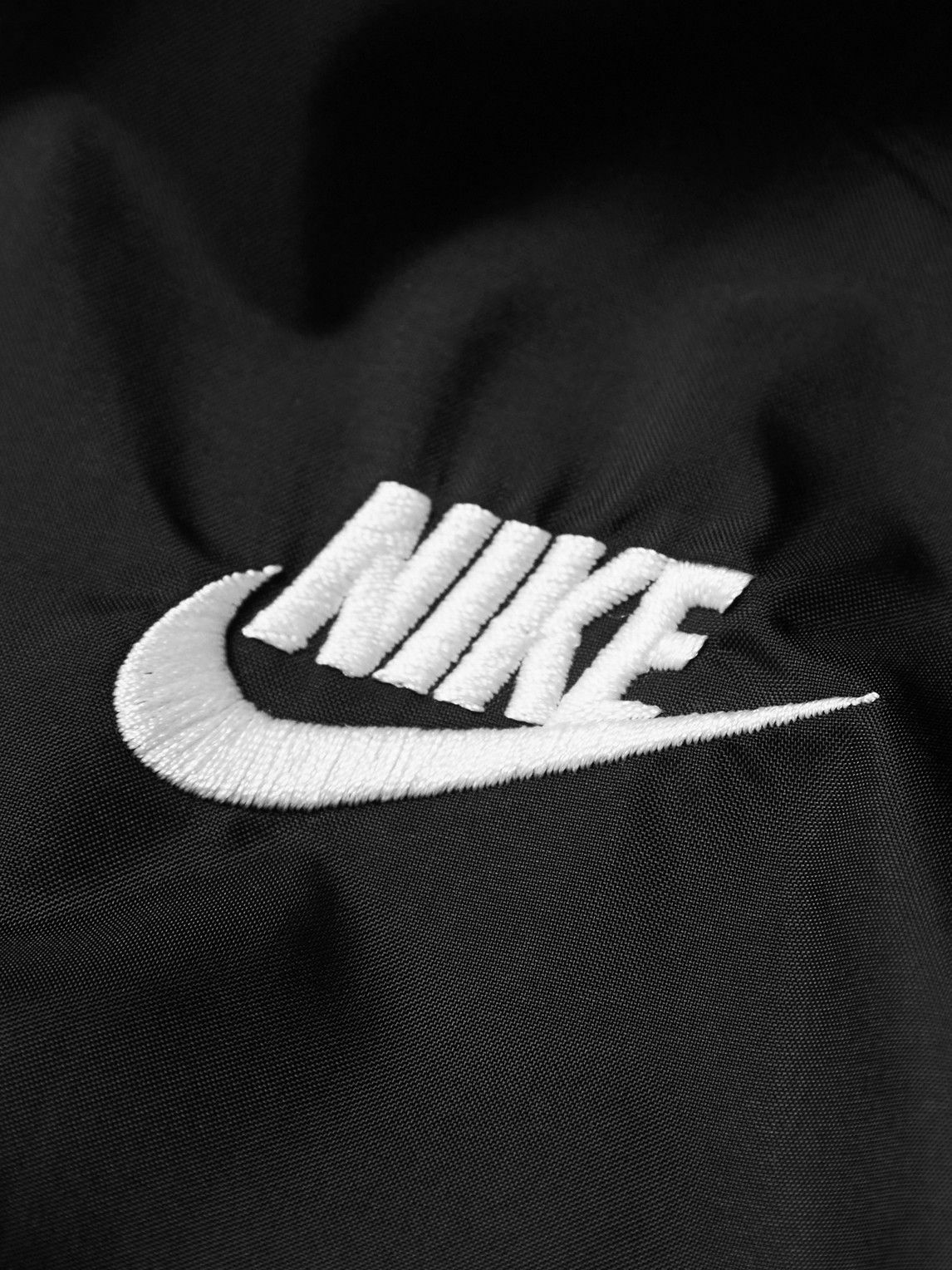 Nike - Windrunner Logo-Embroidered Shell Hooded Jacket - Black Nike
