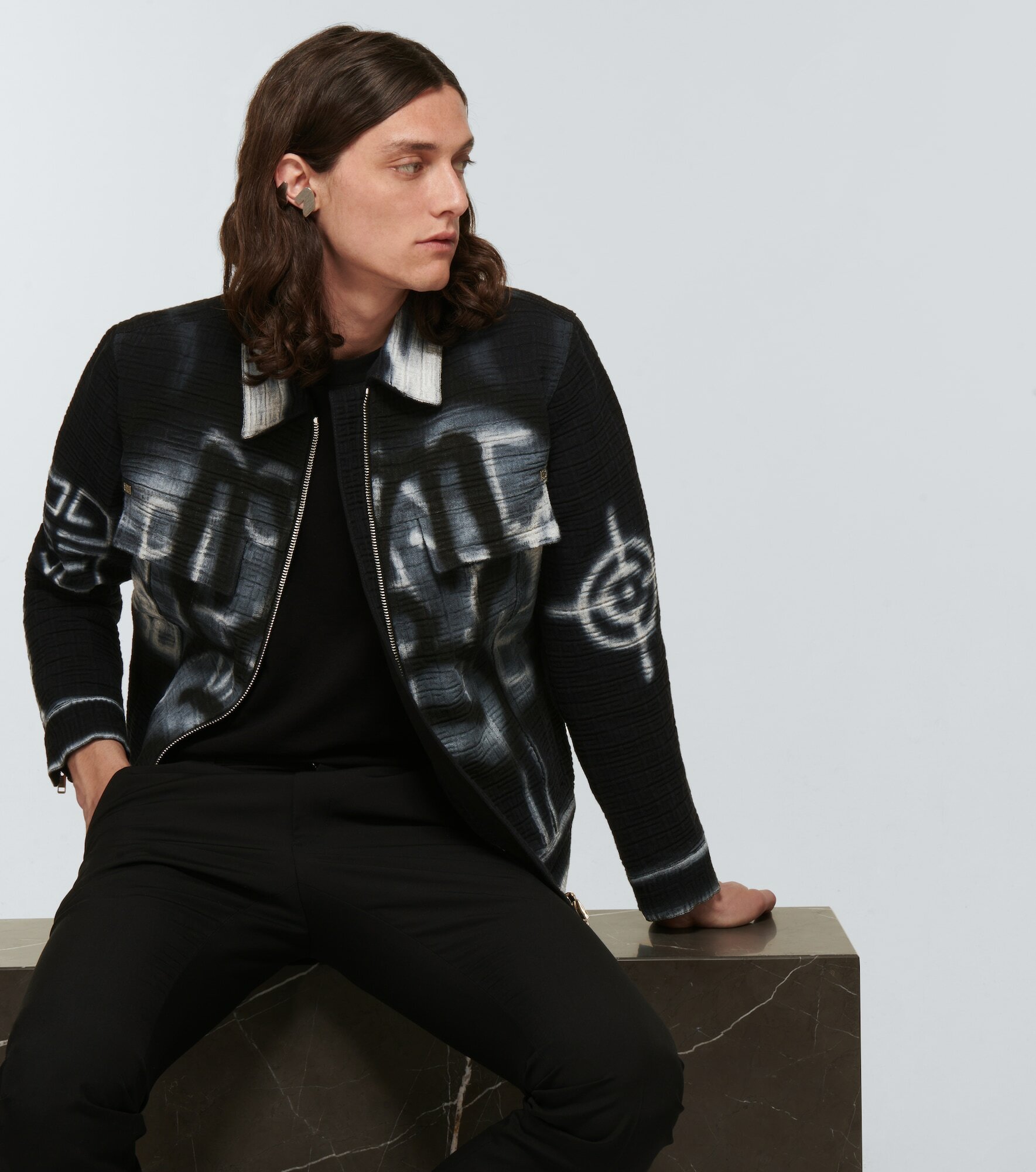 Givenchy - x Chito tag-effect 4G denim jacket Givenchy