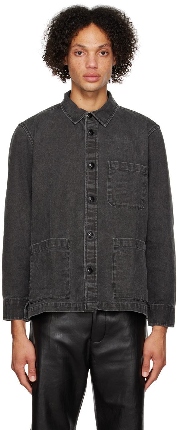 Corridor Black Duck Dye Denim Jacket Corridor