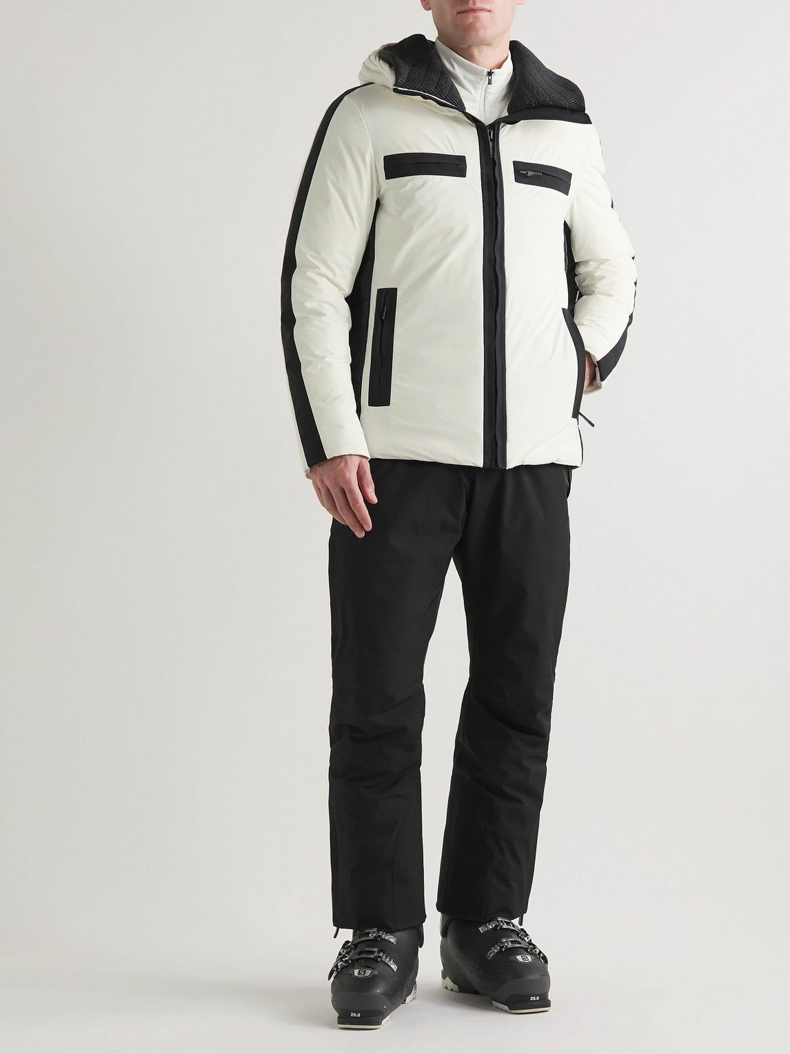 Fusalp - Jeff Two-Tone Hooded Ski Jacket - White Fusalp