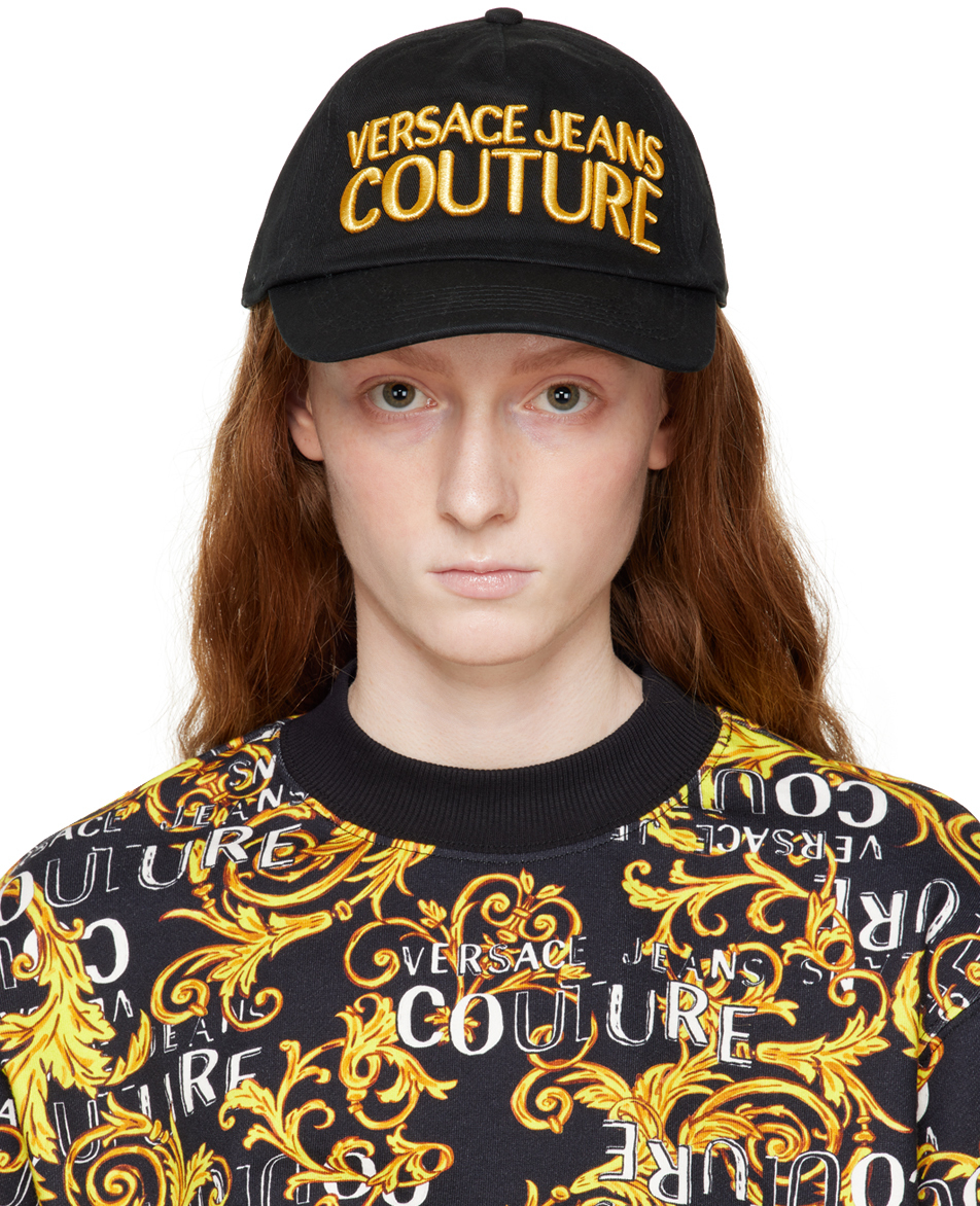Versace Jeans Couture White Logo Couture Cap Versace