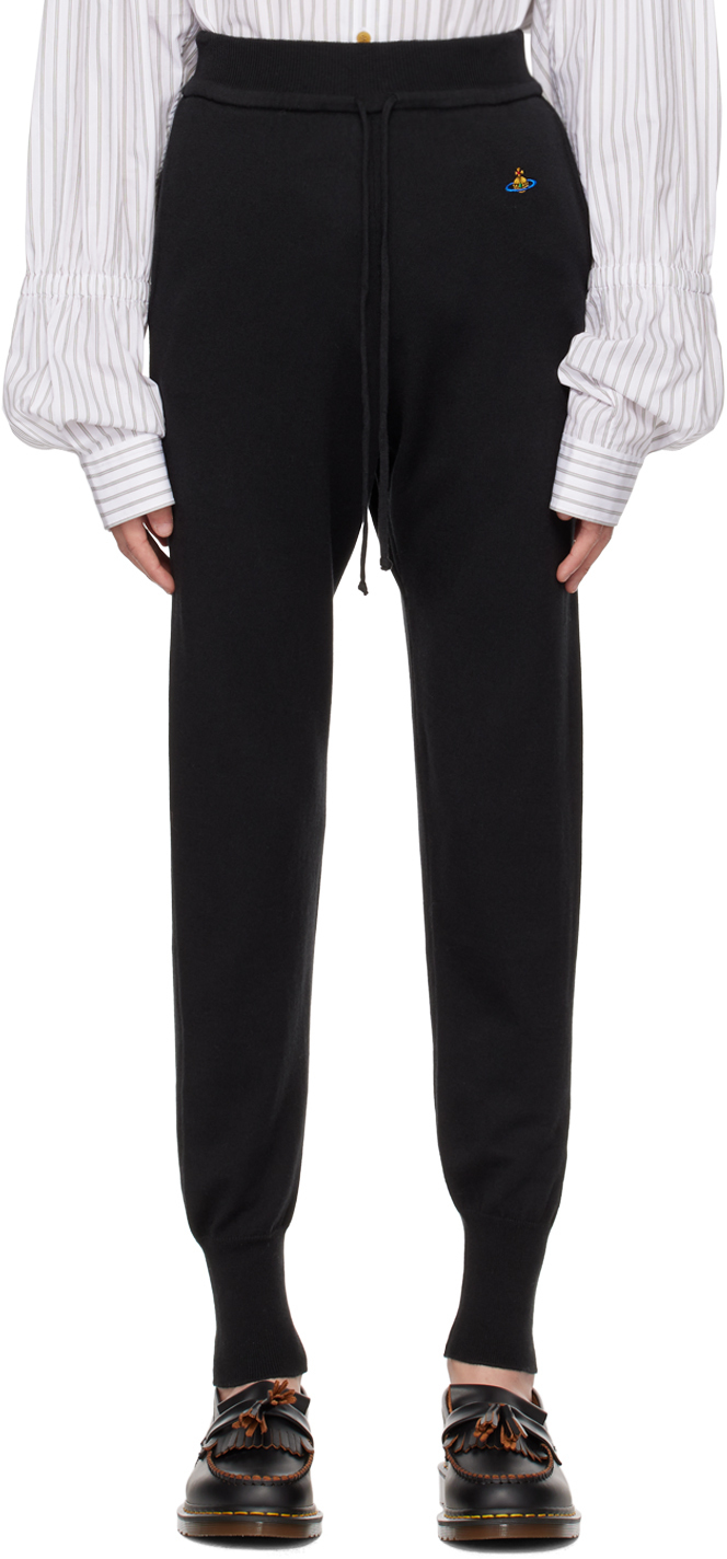 Vivienne Westwood Black Embroidered Sweatpants Vivienne Westwood