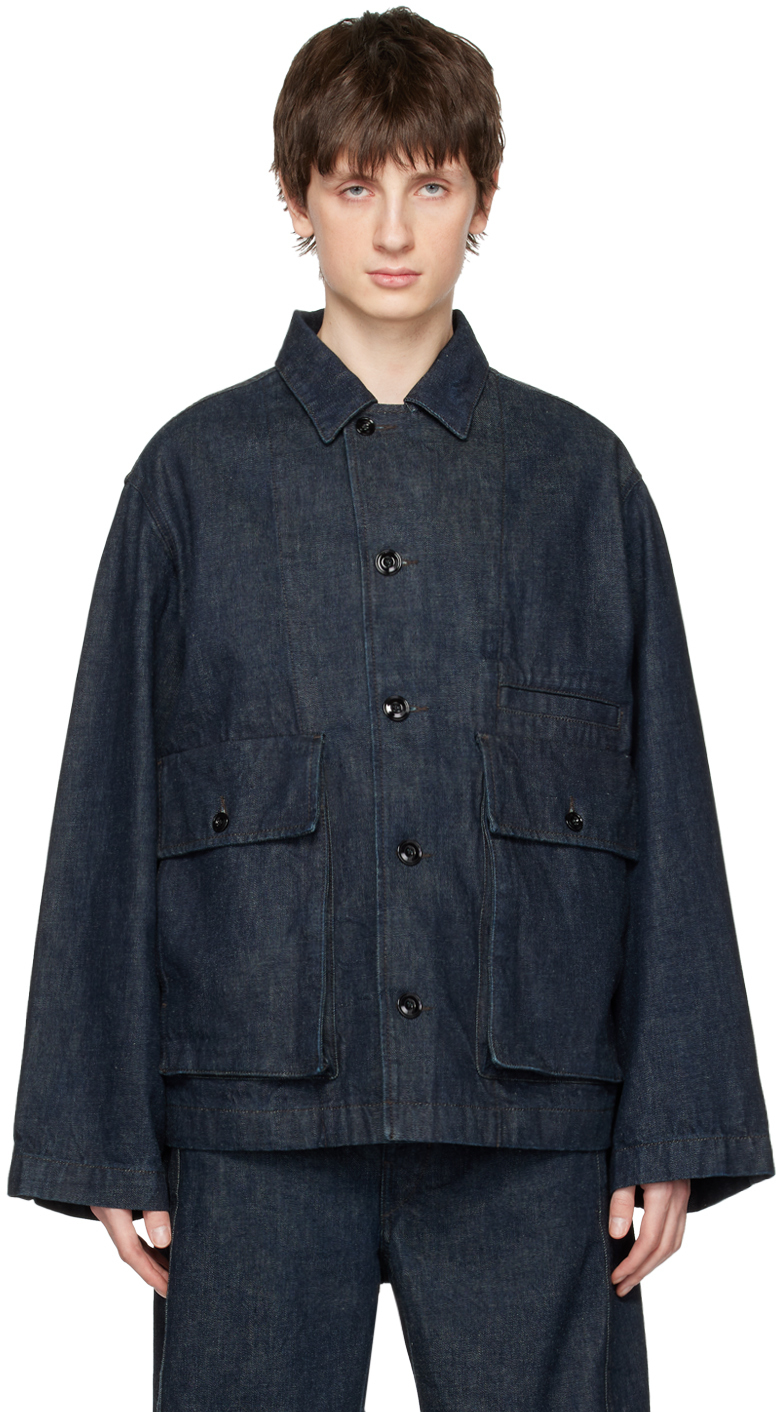 LEMAIRE Indigo Boxy Denim Jacket Lemaire