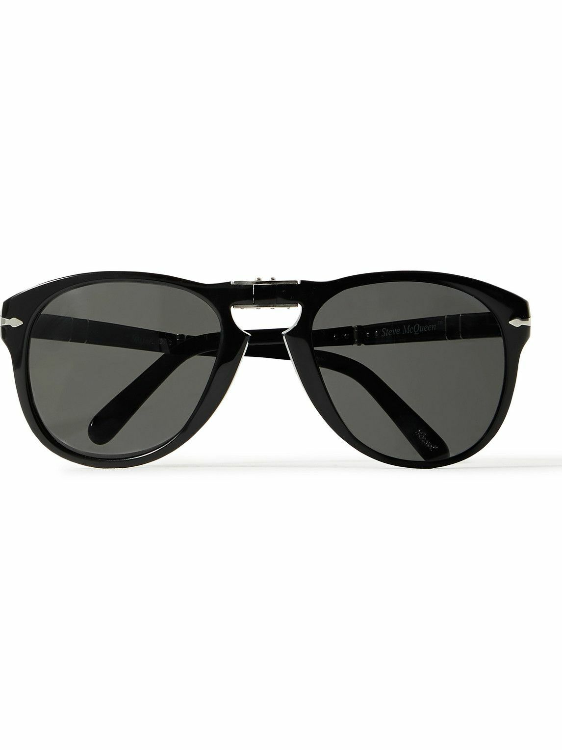 Persol - Round-Frame Folding Acetate Sunglasses Persol