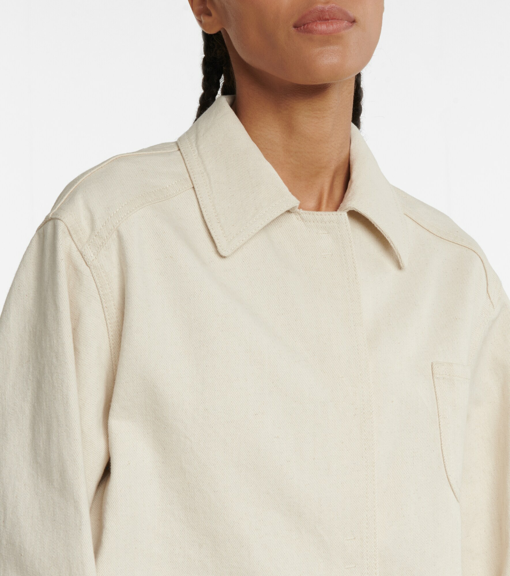 Loewe - Anagram-patch denim jacket Loewe