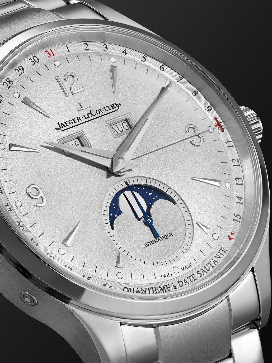 Jaeger-LeCoultre - Master Control Automatic Moon-Phase 40mm Stainless ...