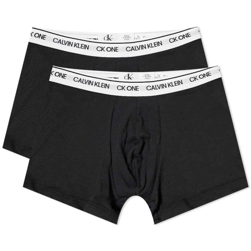 Calvin Klein Staggered Logo Trunk - 2 Pack Calvin Klein