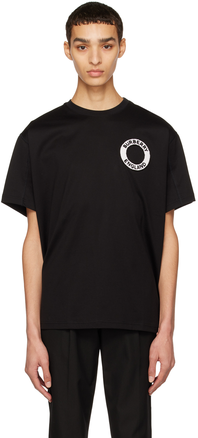 Burberry Black Patch T-Shirt Burberry