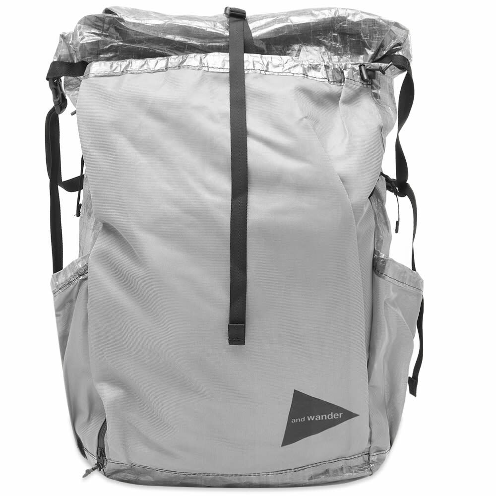 And Wander Men's Dyneema Backpack in Charcoal and Wander