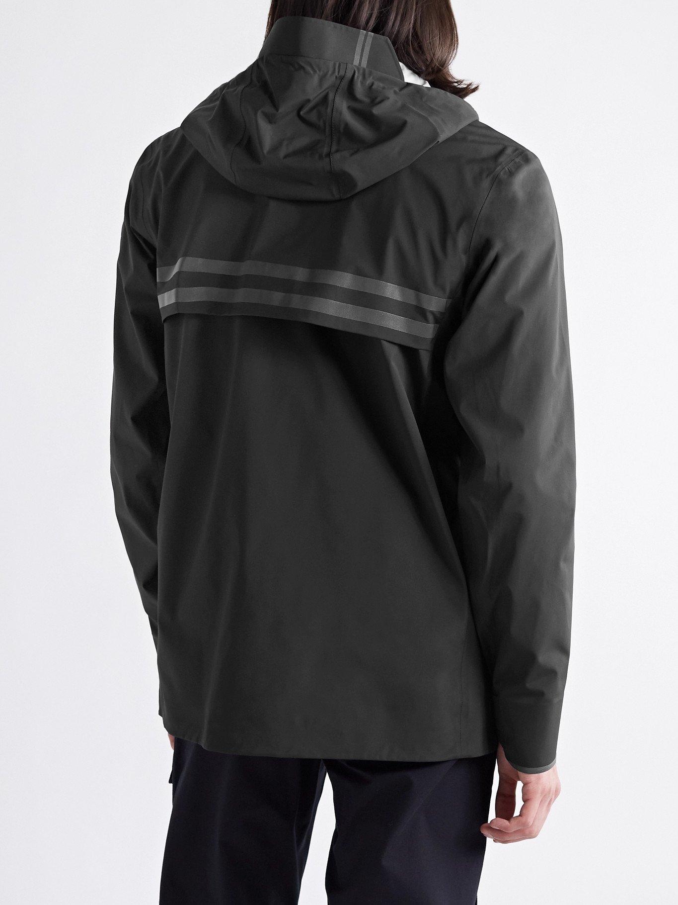 CANADA GOOSE - Nanaimo Tri-Durance Hooded Jacket - Black Canada Goose