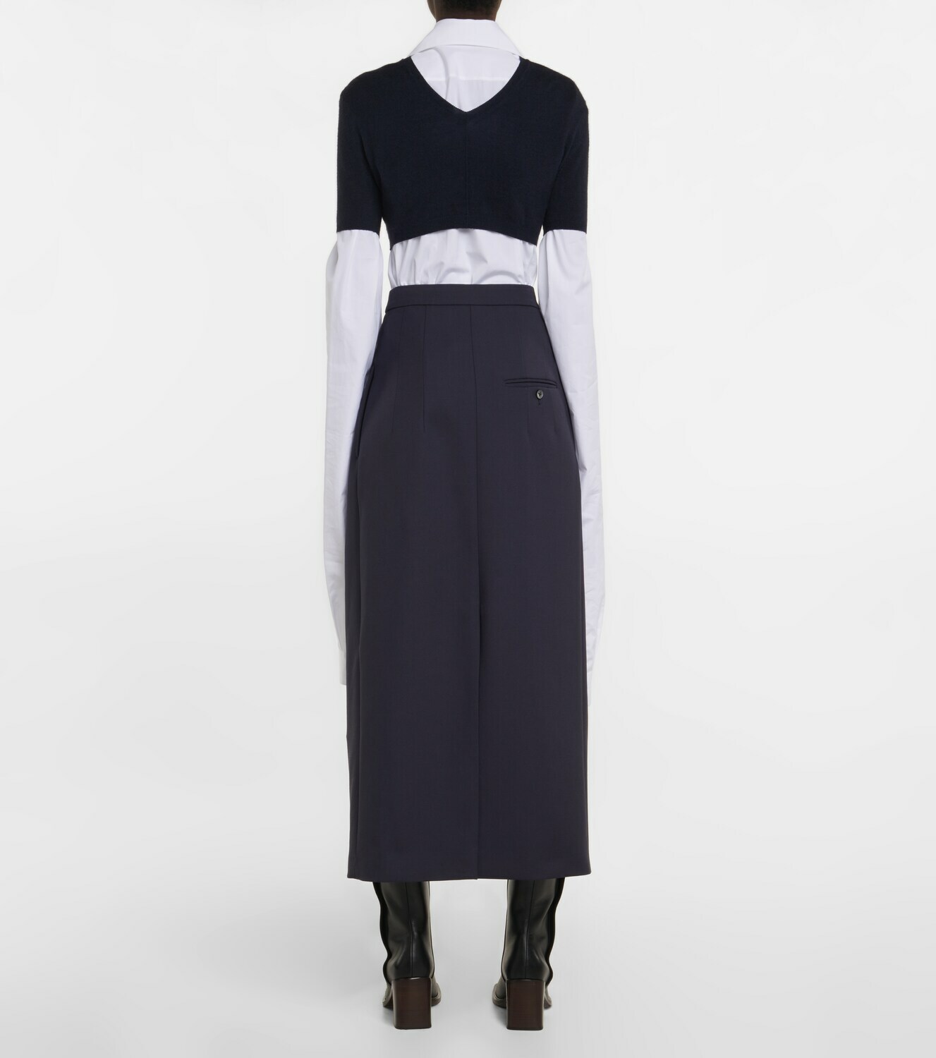 The Row - Vic wool and silk crop top The Row