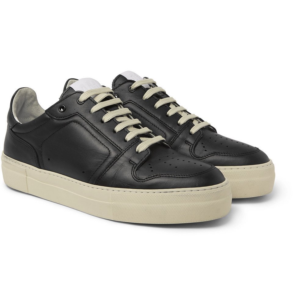AMI - Leather Sneakers - Men - Black AMI