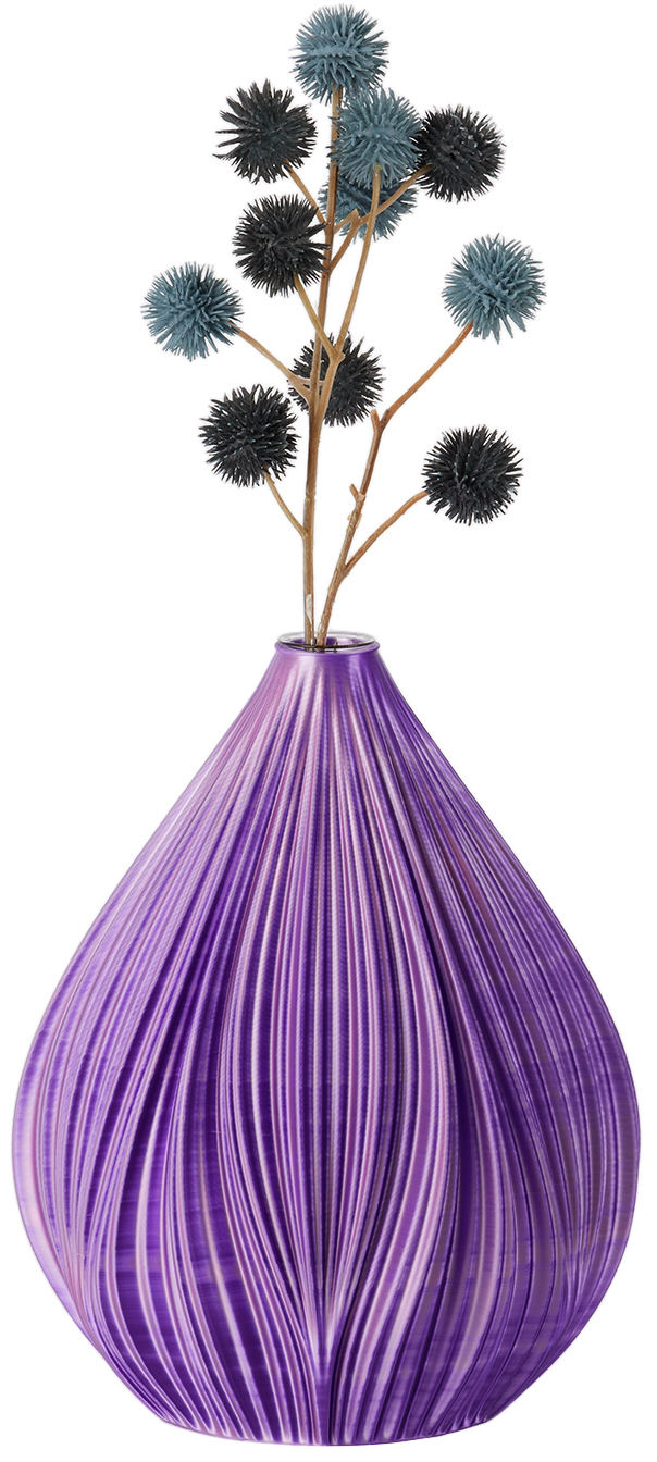 Sheyn SSENSE Exclusive Purple Fald Vase