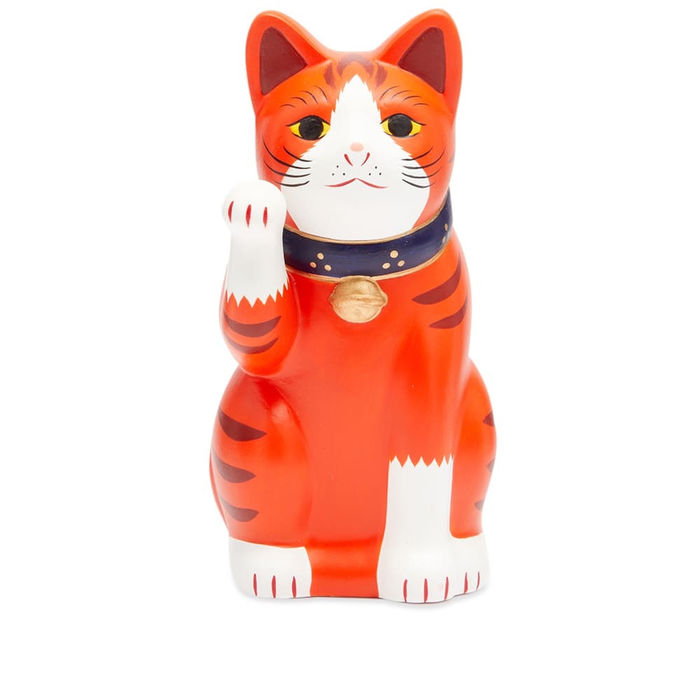 BEAMS JAPAN Chugai Toen Fortune Cat in Orange BEAMS JAPAN