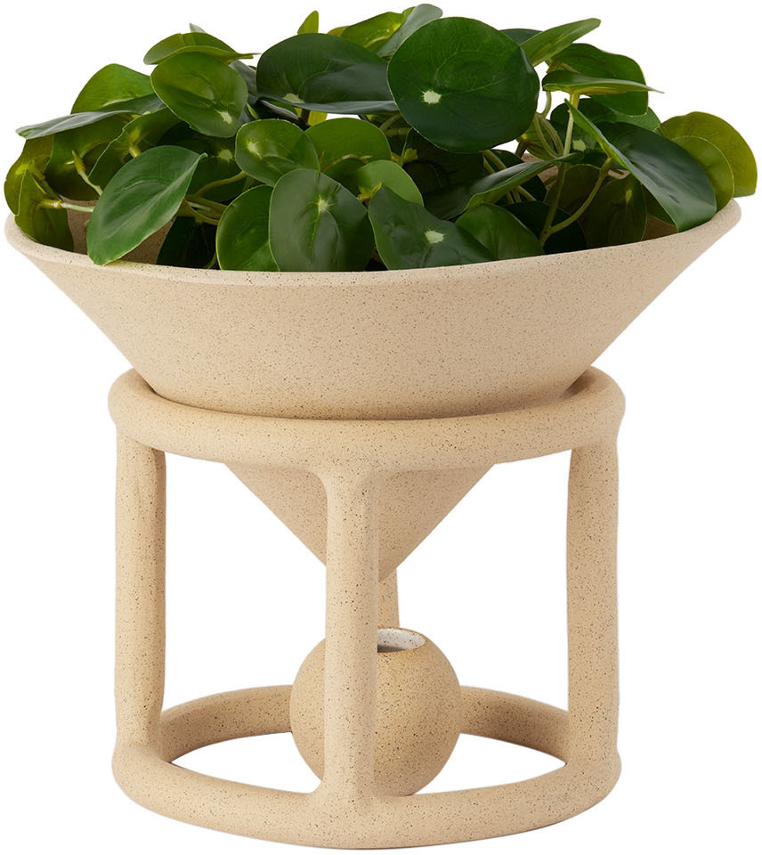 SIN Beige Reservoir Floor Planter Sinéad O’Dwyer