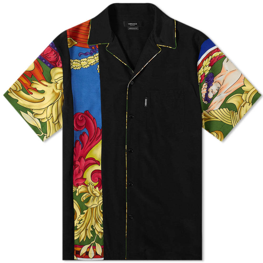 Versace Split Panel Vacation Shirt Versace
