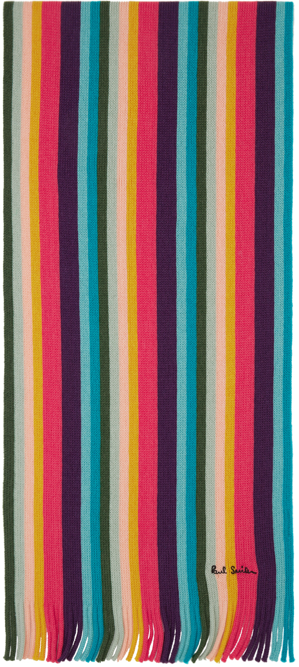 Paul Smith Multicolor Striped Scarf Paul Smith