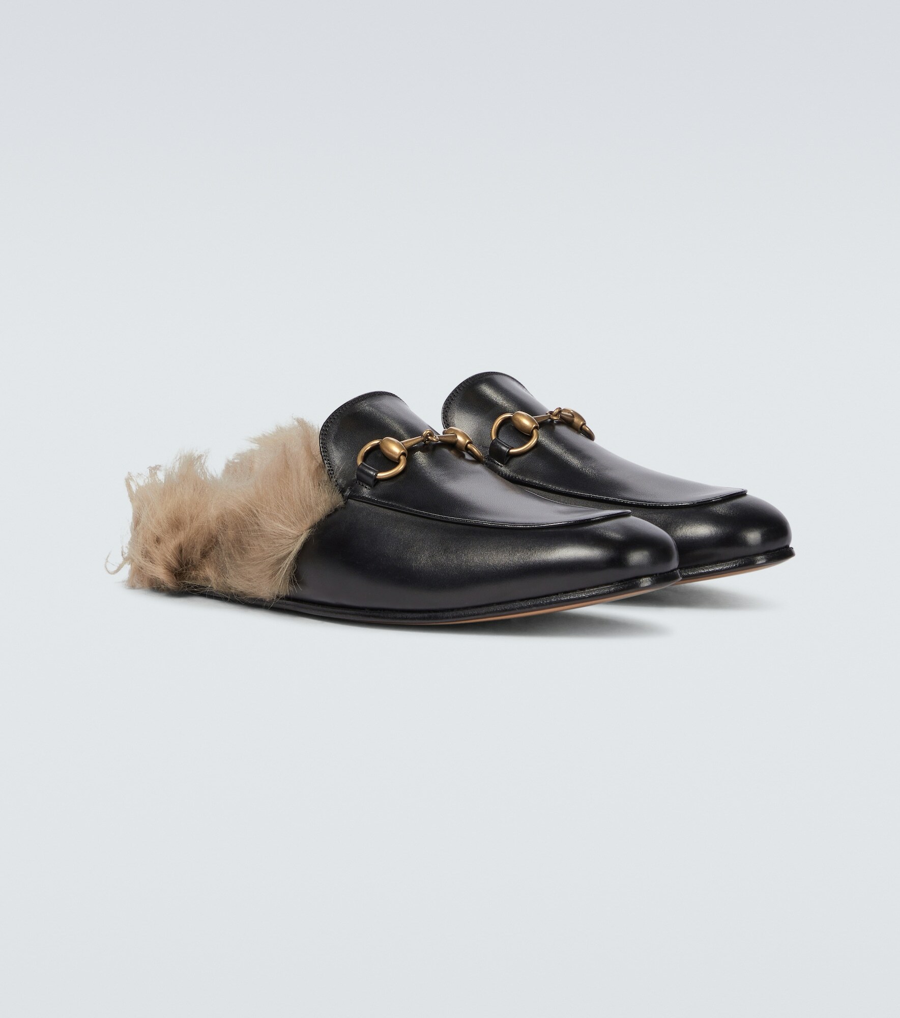 Gucci - Princetown leather slippers Gucci