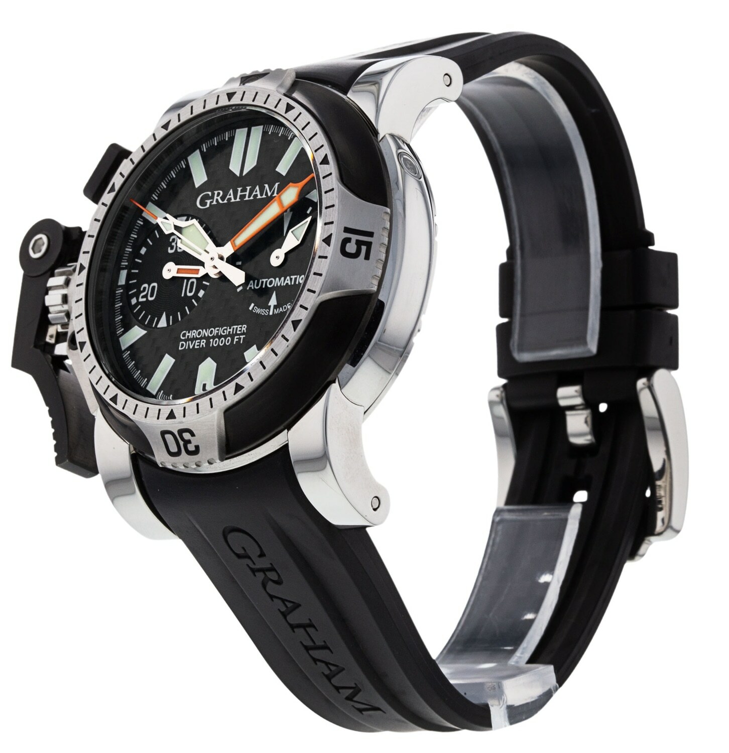 Graham Chronofighter Oversize Diver and Diver Date 2OVDIVAS.B03A.K10B ...