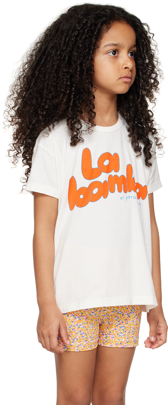 TINYCOTTONS Kids Off-White 'La Bamba' T-Shirt TINYCOTTONS