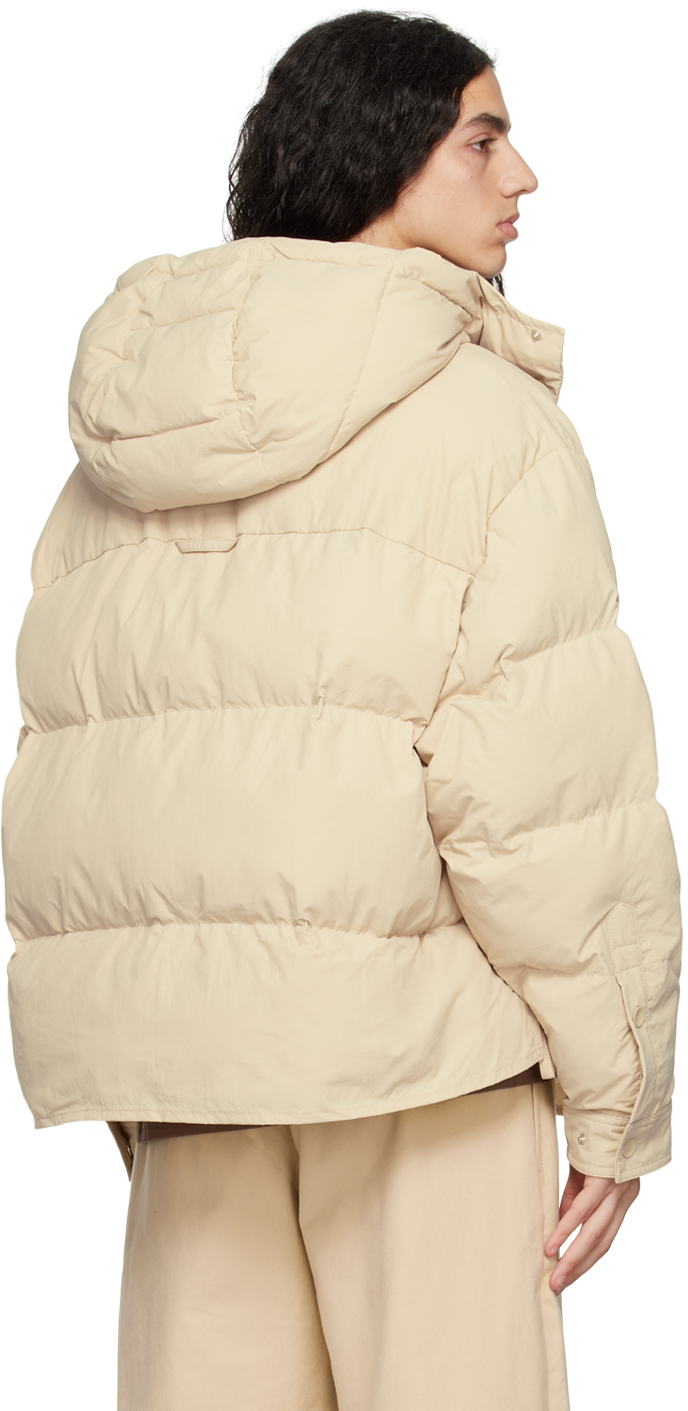 Jacquemus Beige Le Papier 'La Doudoune Chemise' Puffer Jacket Jacquemus