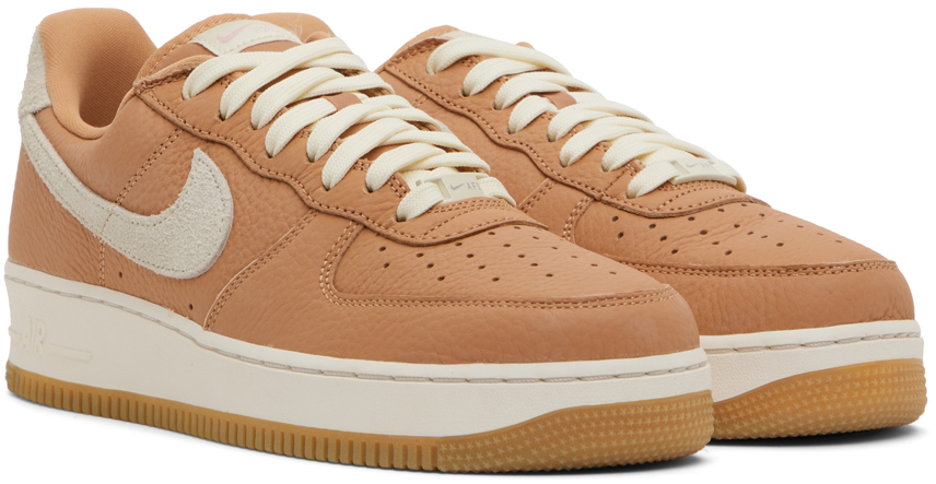 Nike Tan Air Force 1 07 Craft Sneakers Nike