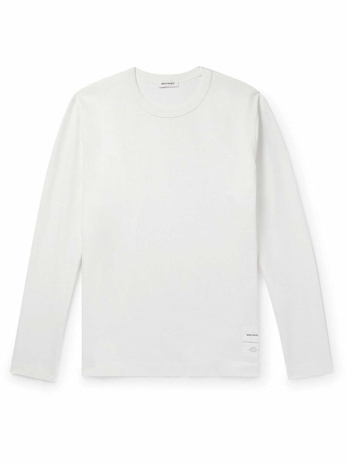 Norse Projects - Holger Cotton-Jersey T-Shirt - White Norse Projects