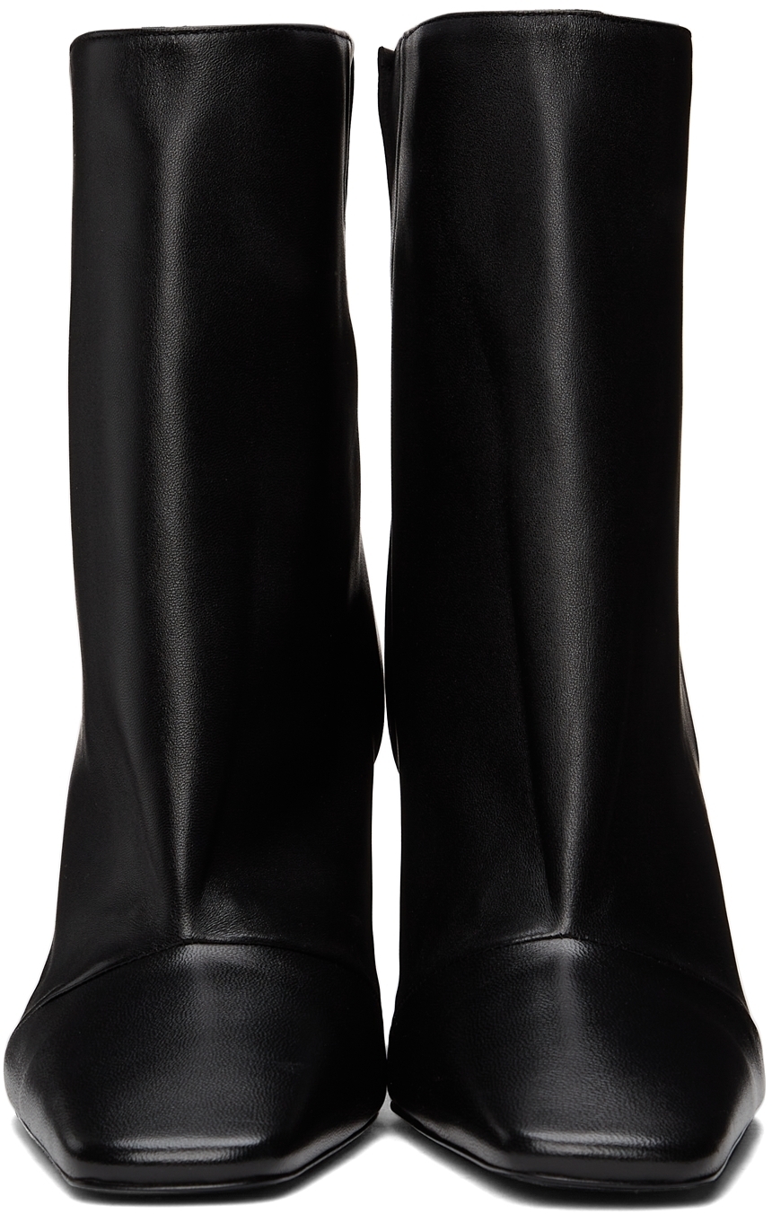Coperni Black Leather Bridge Boots Coperni