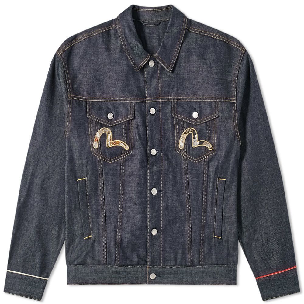 Evisu Embroidered Arch Denim Jacket Evisu