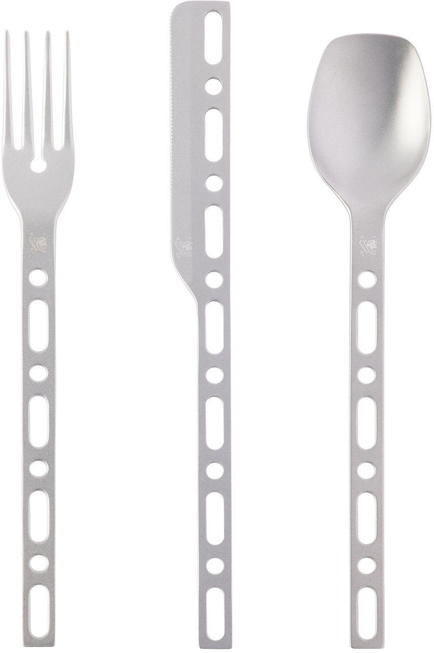 Alessi Silver Virgil Abloh Occasional Object Cutlery Set Alessi
