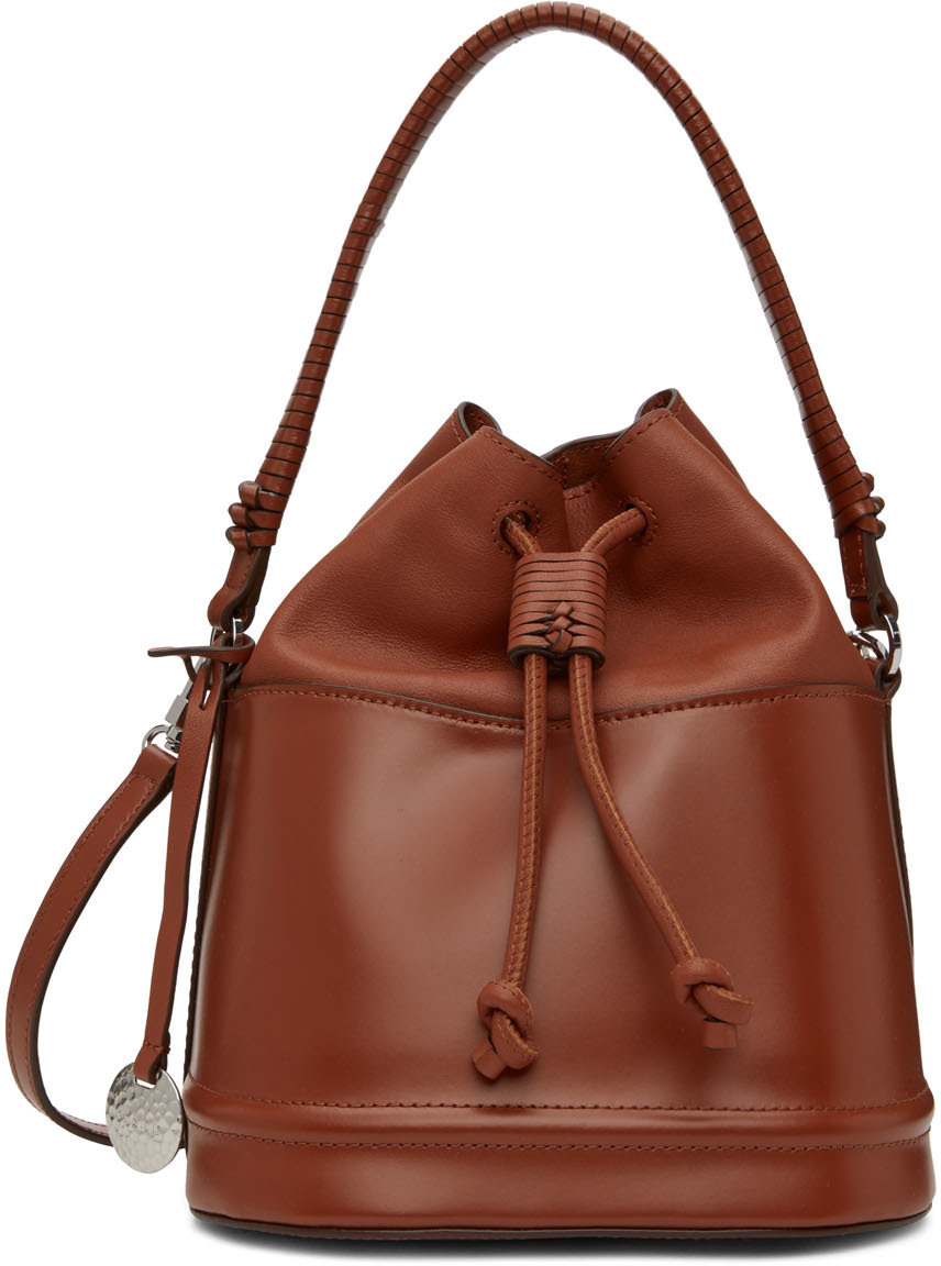 Staud Brown Agnes Bucket Bag Staud